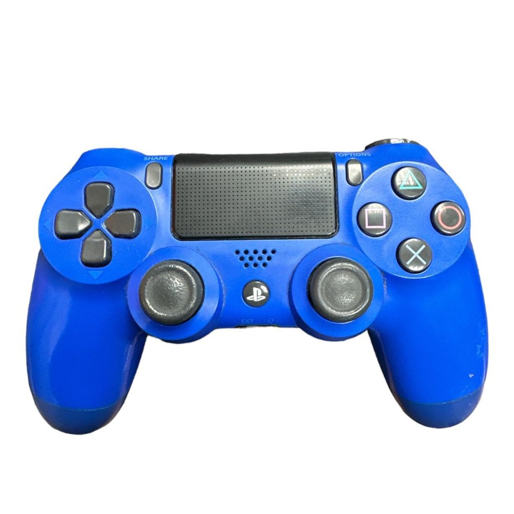 Pre-owned Blue Ps4 Controller Official DualShock 4 - Own4Less